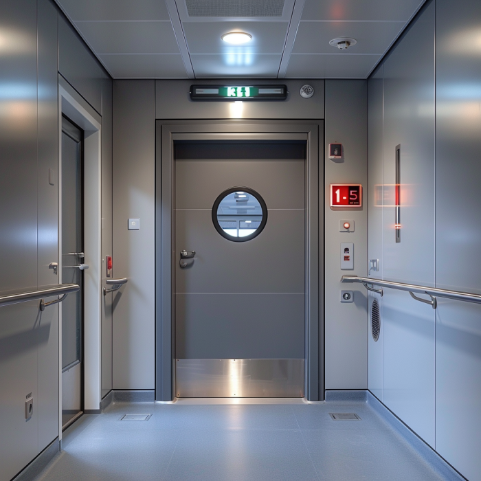 Dichtschließende Rauchschutztüren